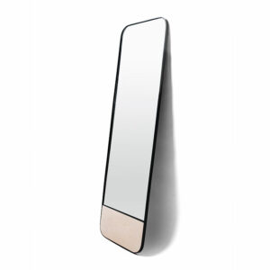 Stand Tall Rounded Rectangular Mirror - Thin Frame - Spacery
