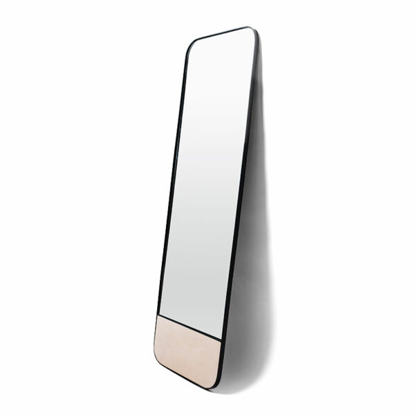 Stand Tall Rounded Rectangular Mirror - Thin Frame - Spacery